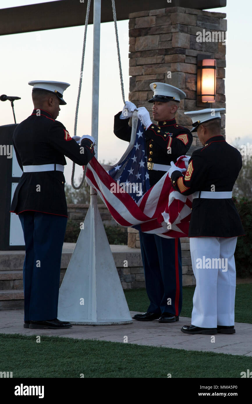 U. S. Marines with Headquarters and Support Battalion, Marine Corps ...