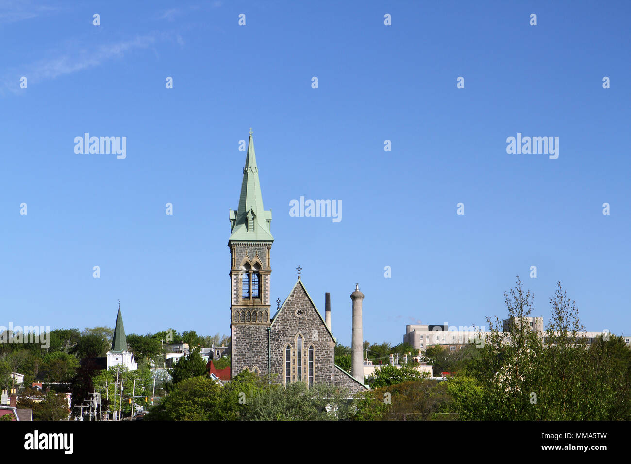 Church in Newfoundland, Canada Stock Photo - Alamy