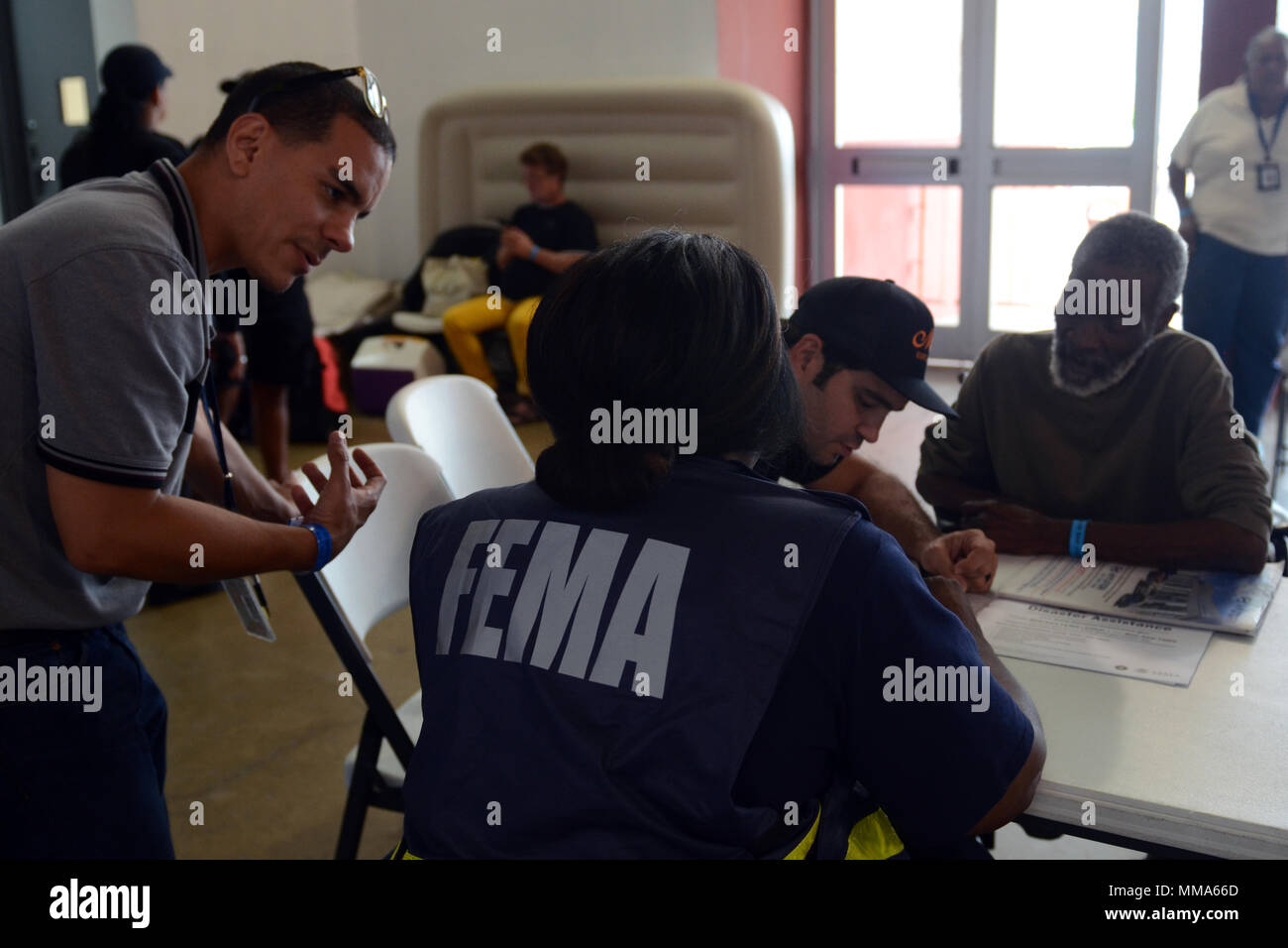 FEMA Disaster Survivor Assistance crew members and translators register ...