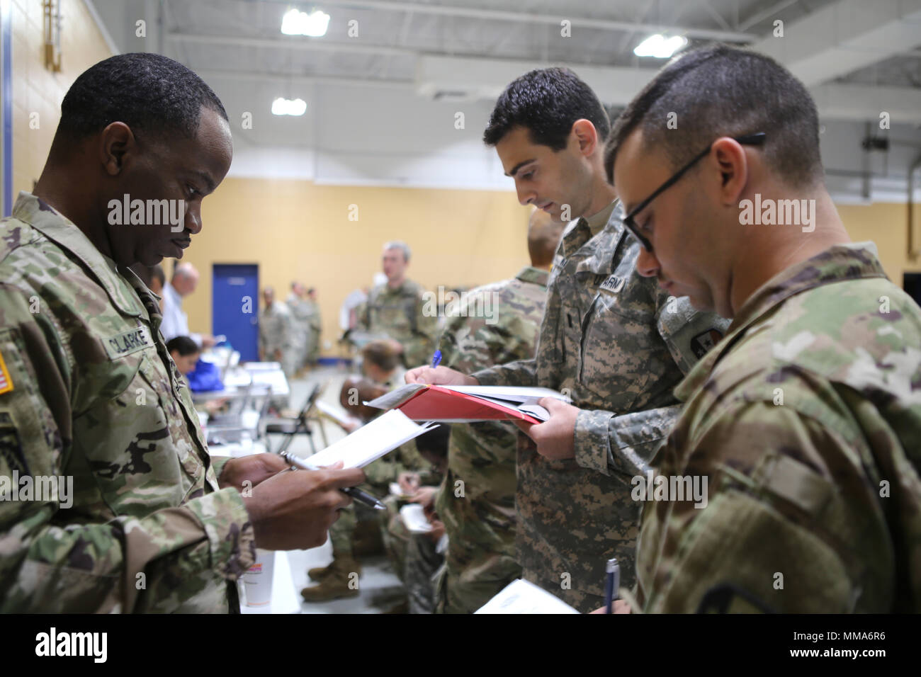 More than 150 Puerto Rico-bound New Jersey Army National Guard Soldiers underwent pre ...