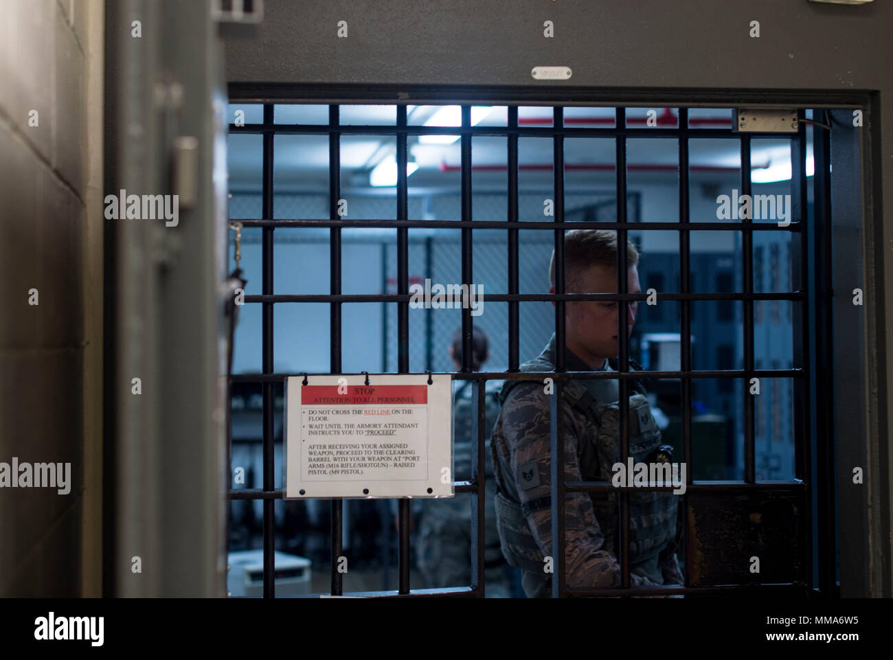 U.S. Air National Guard Staff Sgt. Nicholas West, security forces ...