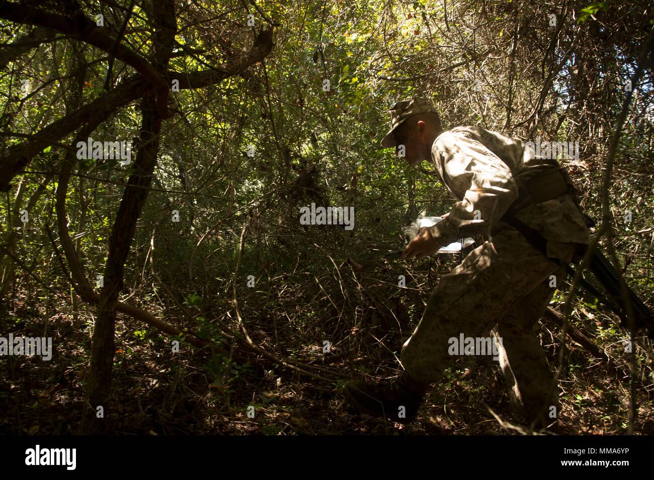 U.S. Marine Corps Rct. Ethan Staub with Platoon 1078, Delta Company ...