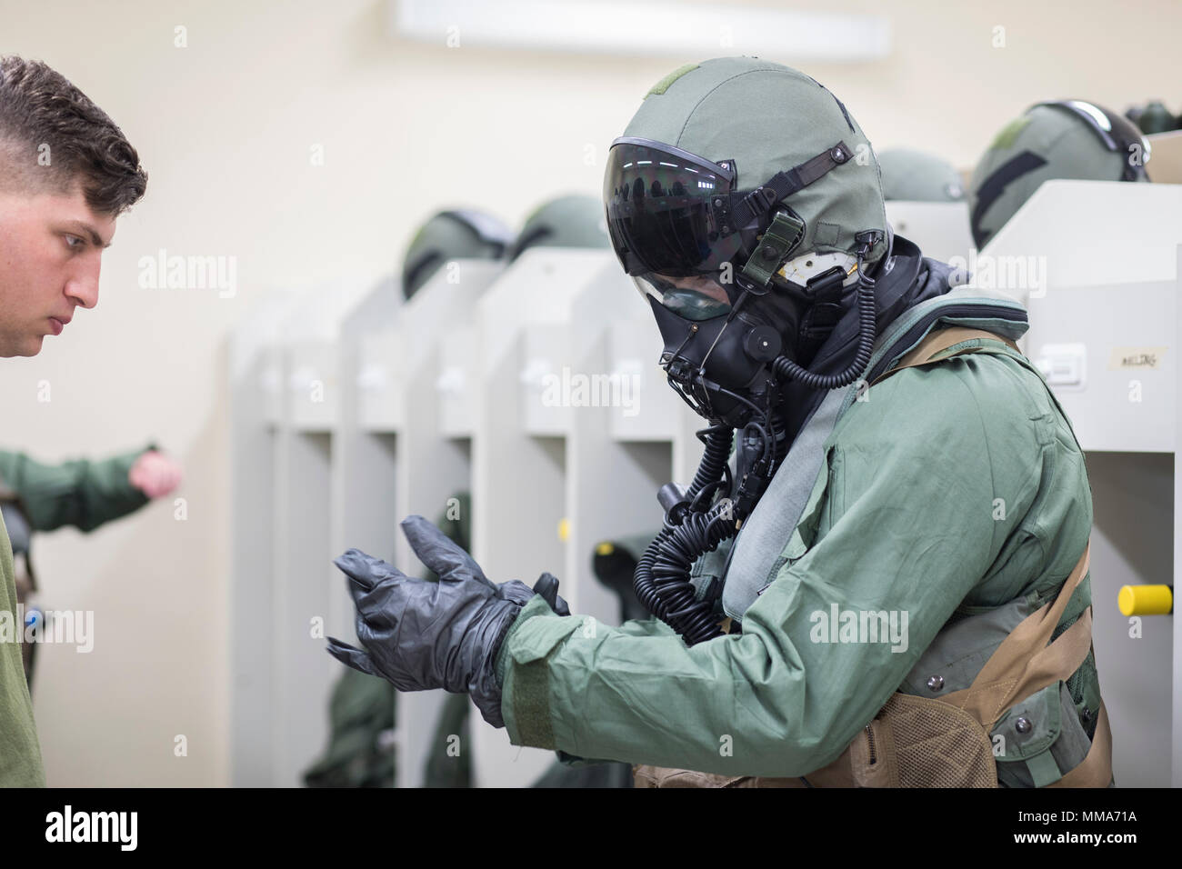 U.S. Marine Corps Maj. Christopher Melling, the pilot training officer ...
