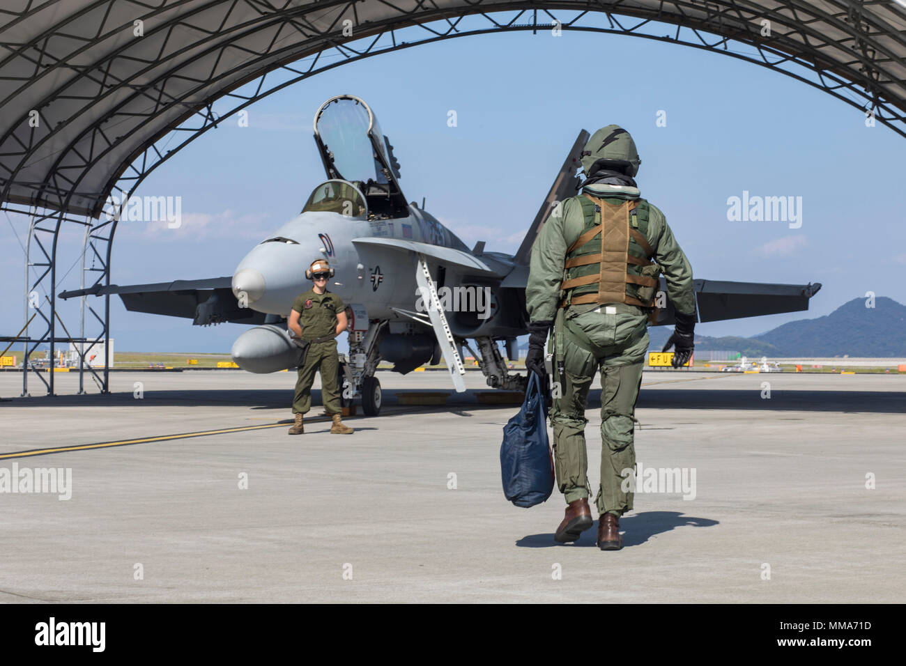 U.S. Marine Corps Maj. Christopher Melling, the pilot training officer ...