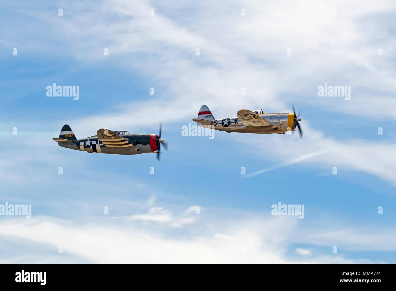 Airplanes vintage WWII P-47 Thunderbolt aircraft Stock Photo - Alamy