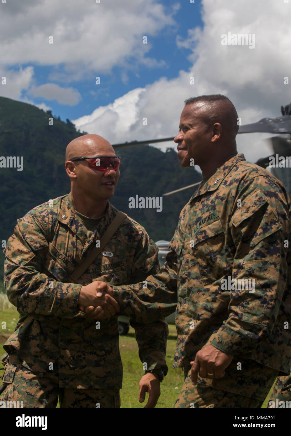 U.S. Marine Corps Maj. Gen. Craig Q. Timberlake, 3rd Marine Division ...