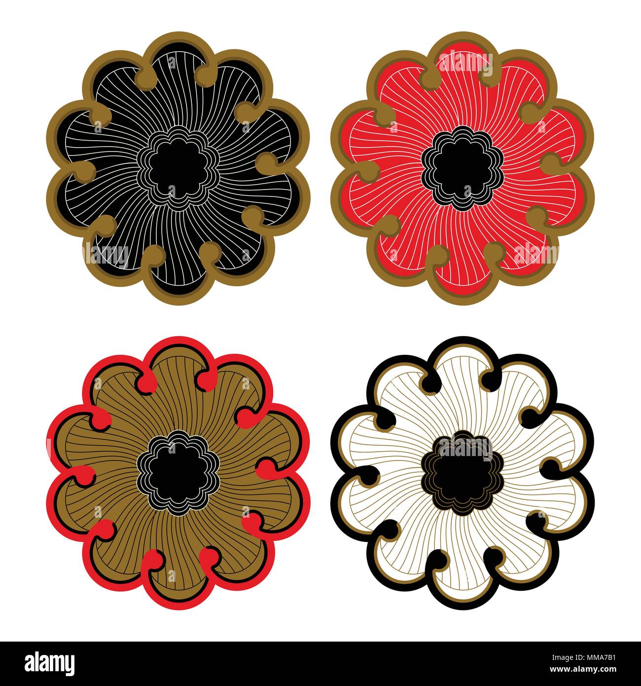 Japanese pattern Cut Out Stock Images & Pictures - Alamy