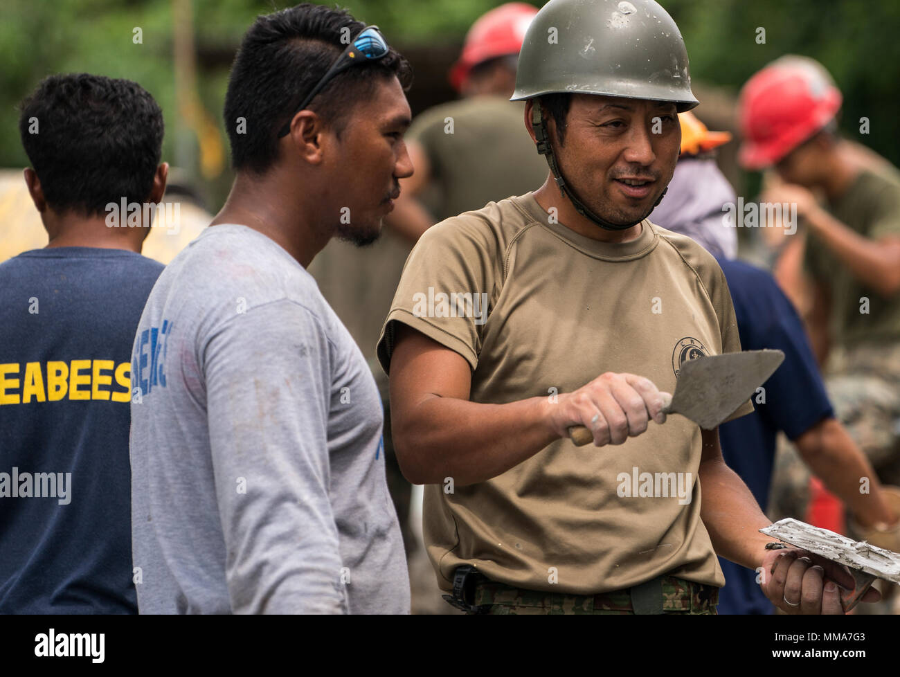 Naval construction brigade of the philippine navy hi-res stock ...