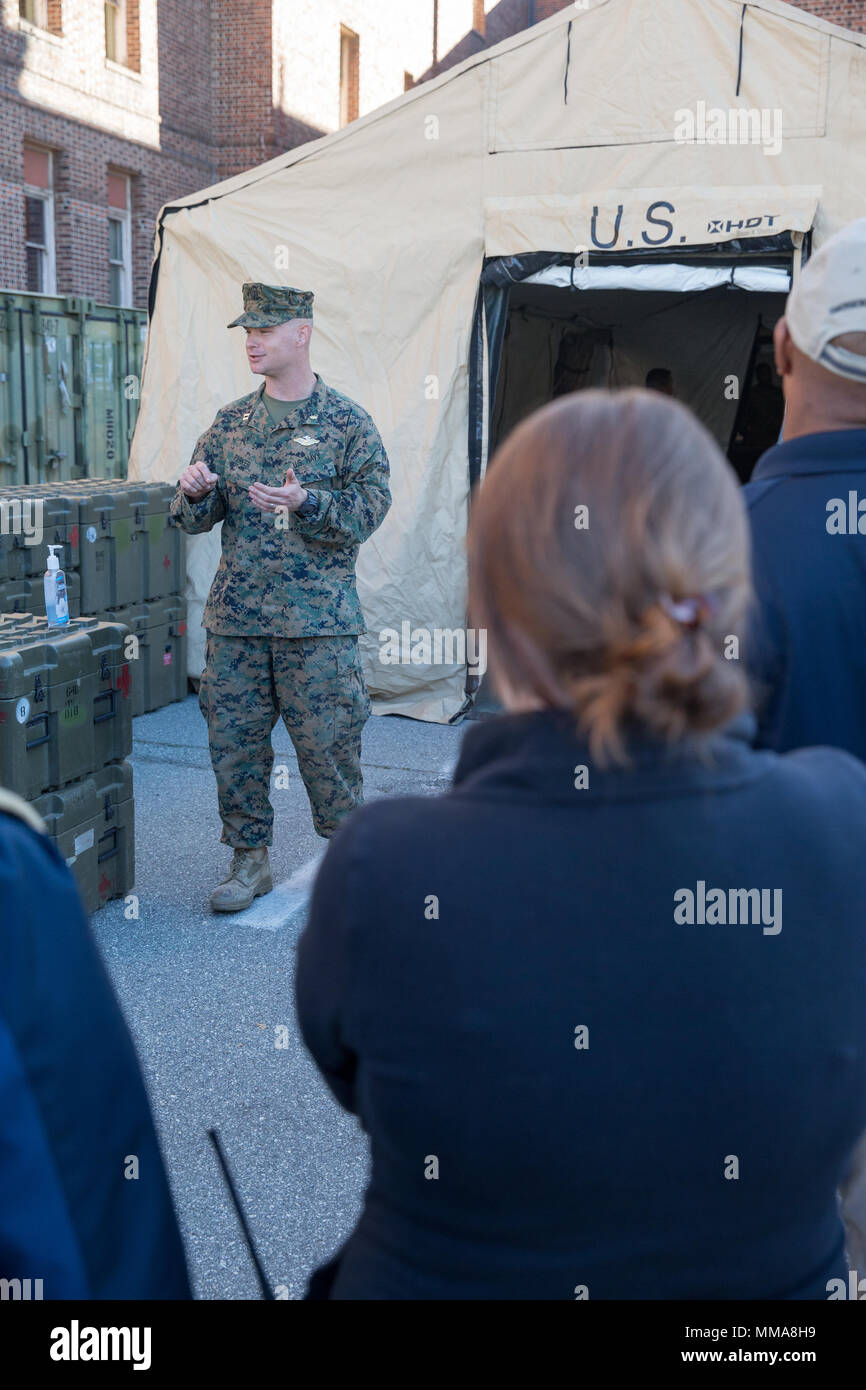U.S. Navy Lt. Rob Parker, company commander, Charlie Company, 1st ...