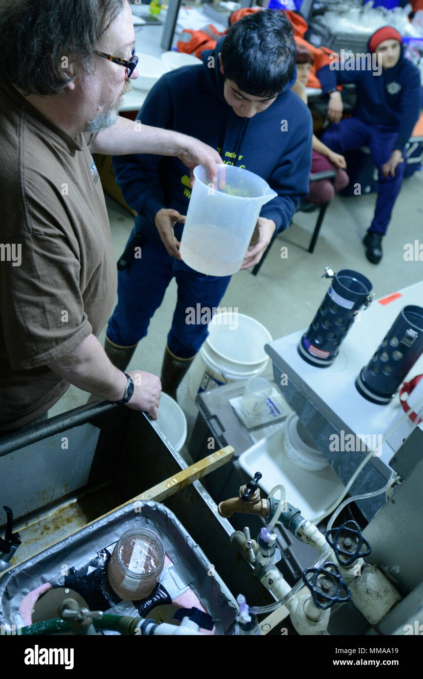 Morgan Busby, a research fisheries biologist with the National Oceanic ...