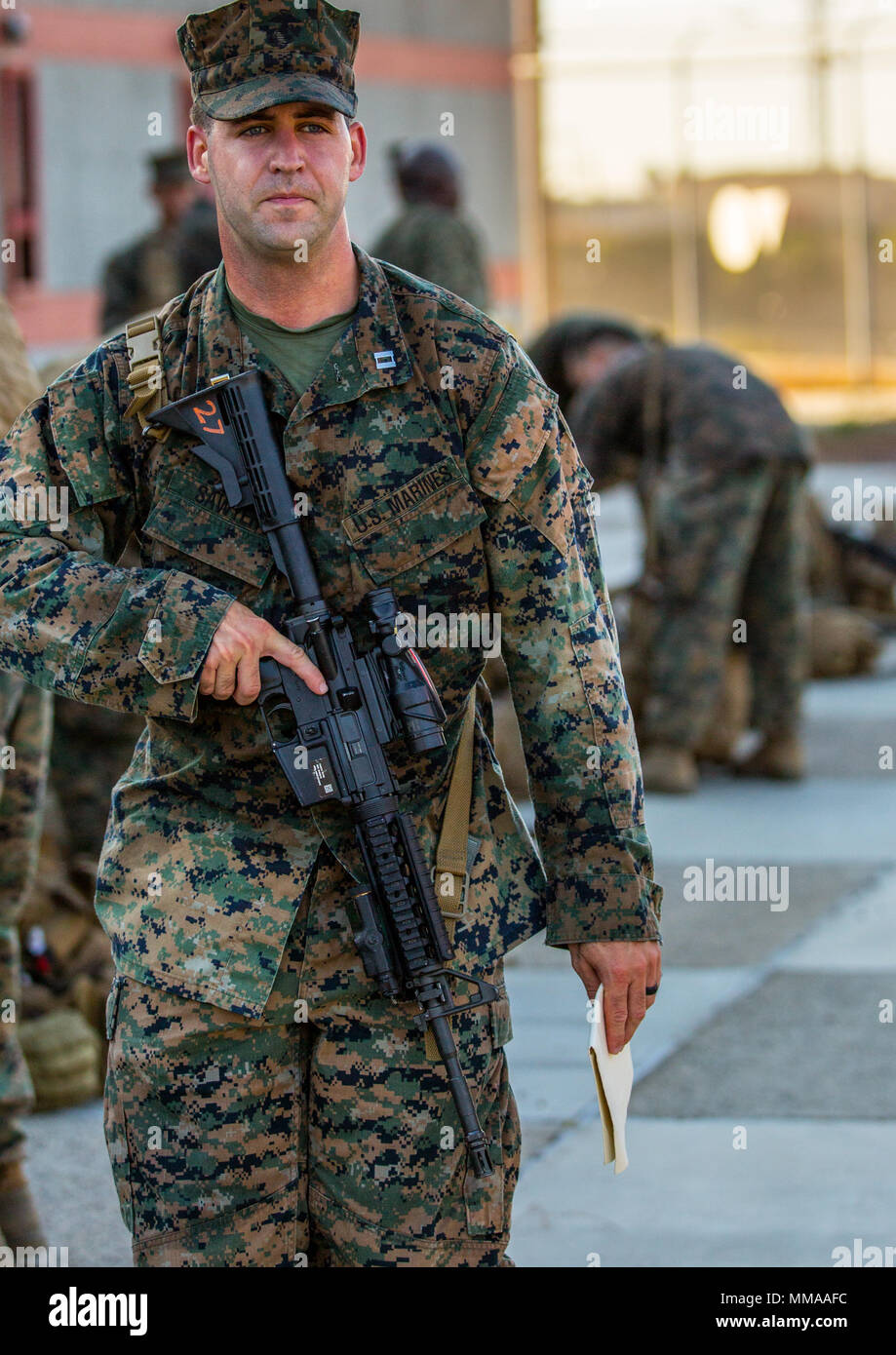 Camp Pendleton (September 29, 2017) Capt. Joseph E. Sawyer III a field ...