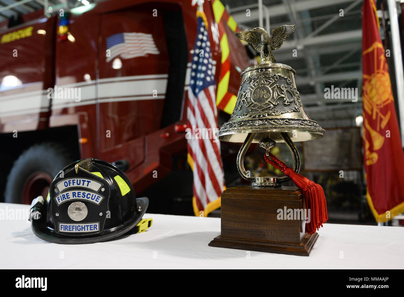 A 9/11 memorial tribute ceremony was held Sept. 11, 2017 at the Offutt ...