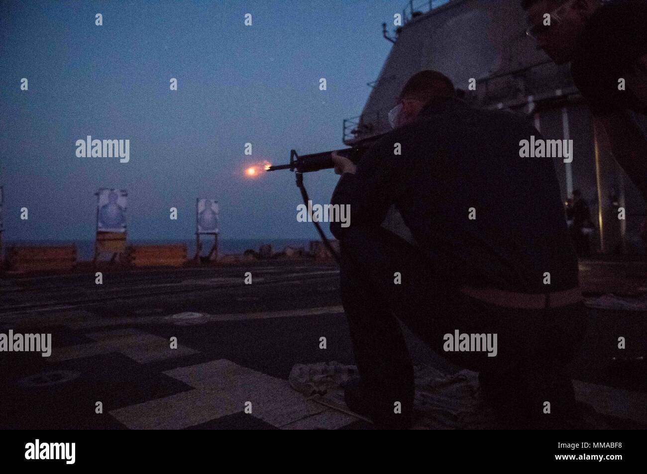 170923-N-VR594-0164 ARABIAN GULF (Sept. 23, 2017) Chief Boatswain's ...