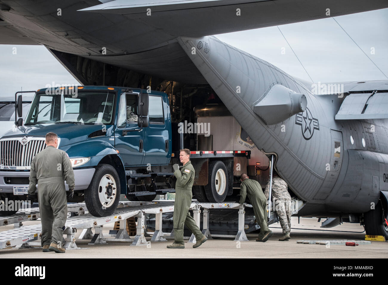 The 179th Airlift Wing along with Airmen from the 178th Wing ...