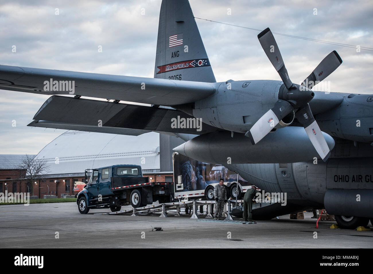 The 179th Airlift Wing along with Airmen from the 178th Wing ...