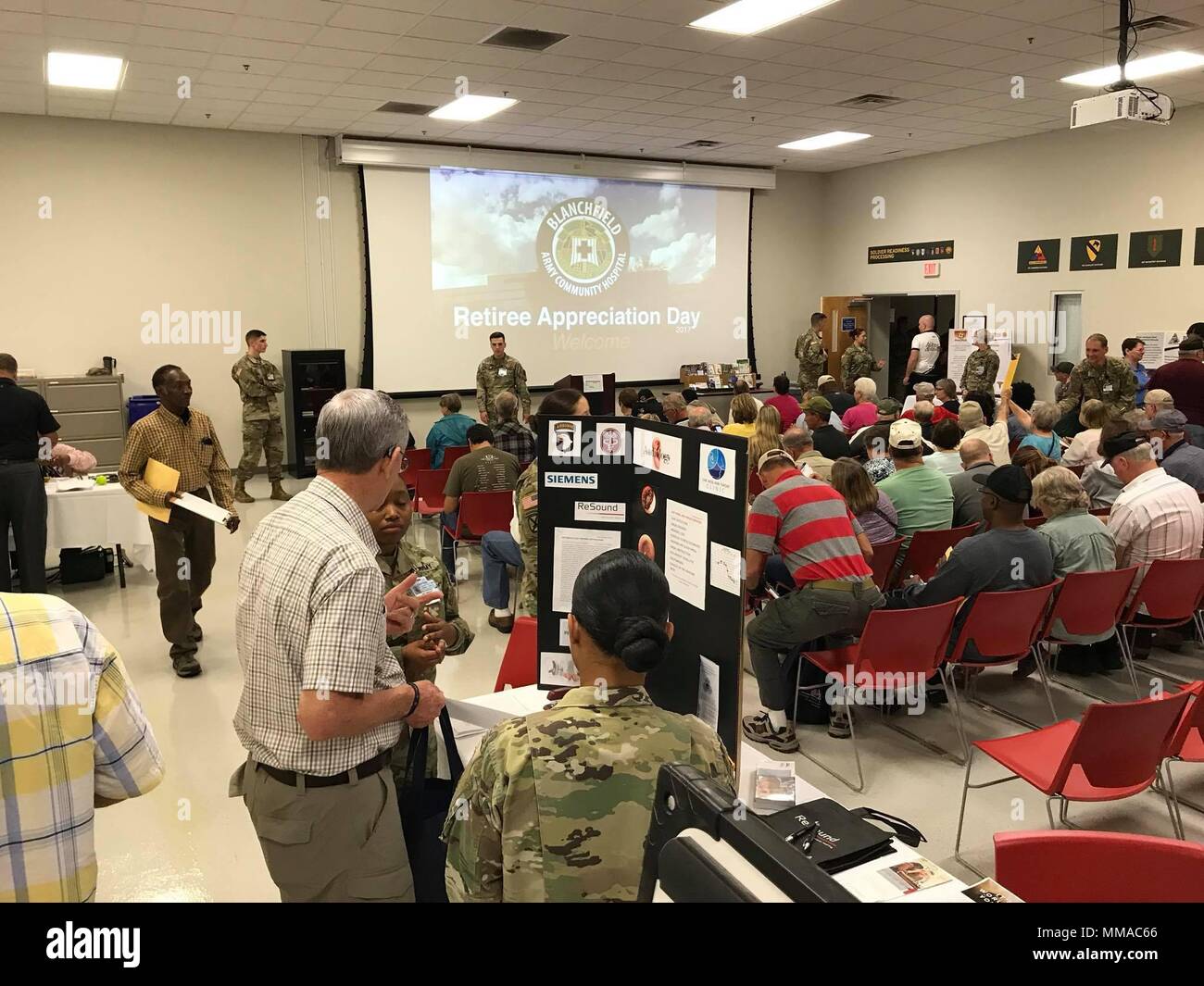 Seventy-five Blanchfield Army Community Hospital military and civilian ...