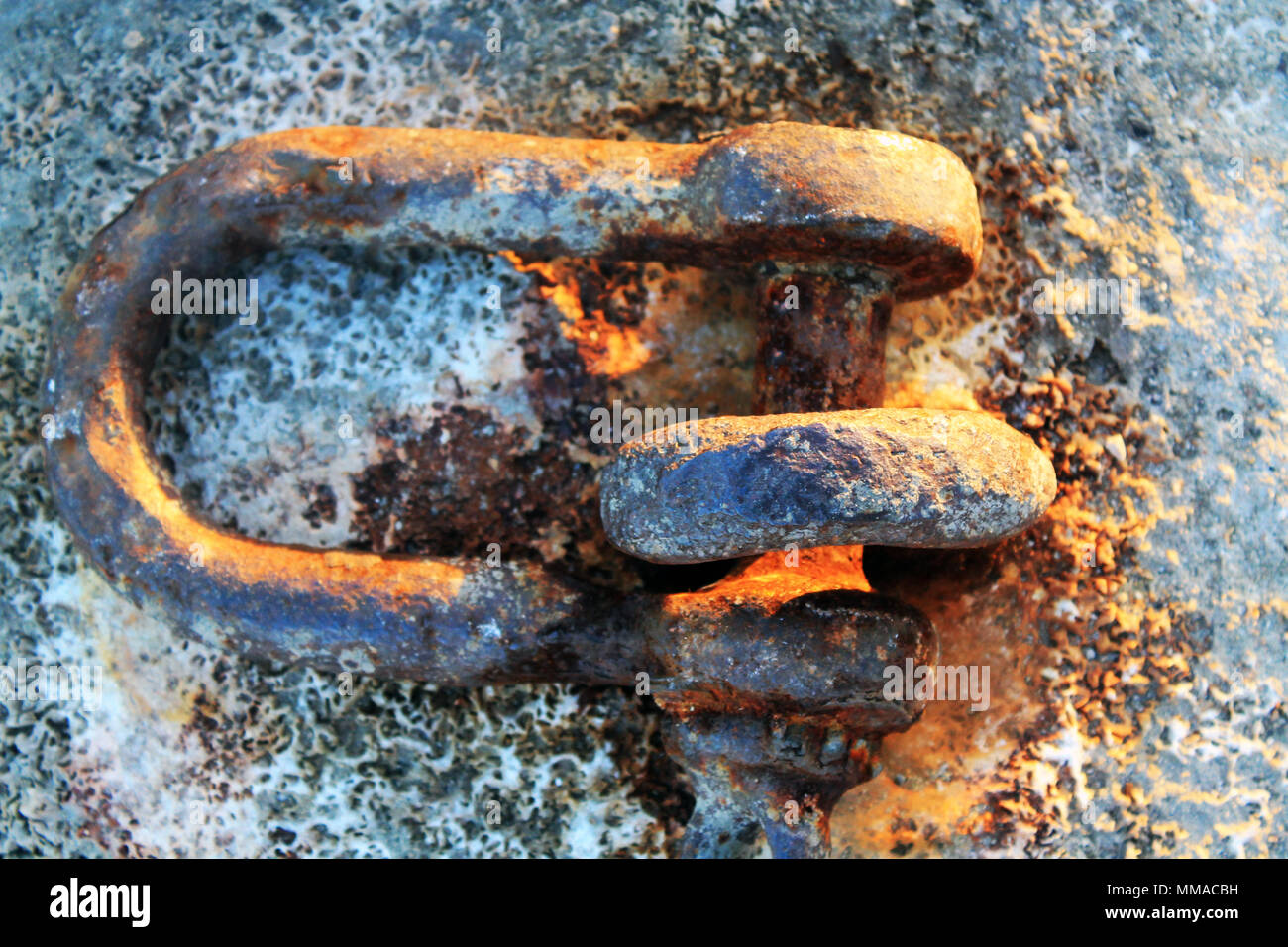 rusty maritime hook Stock Photo - Alamy