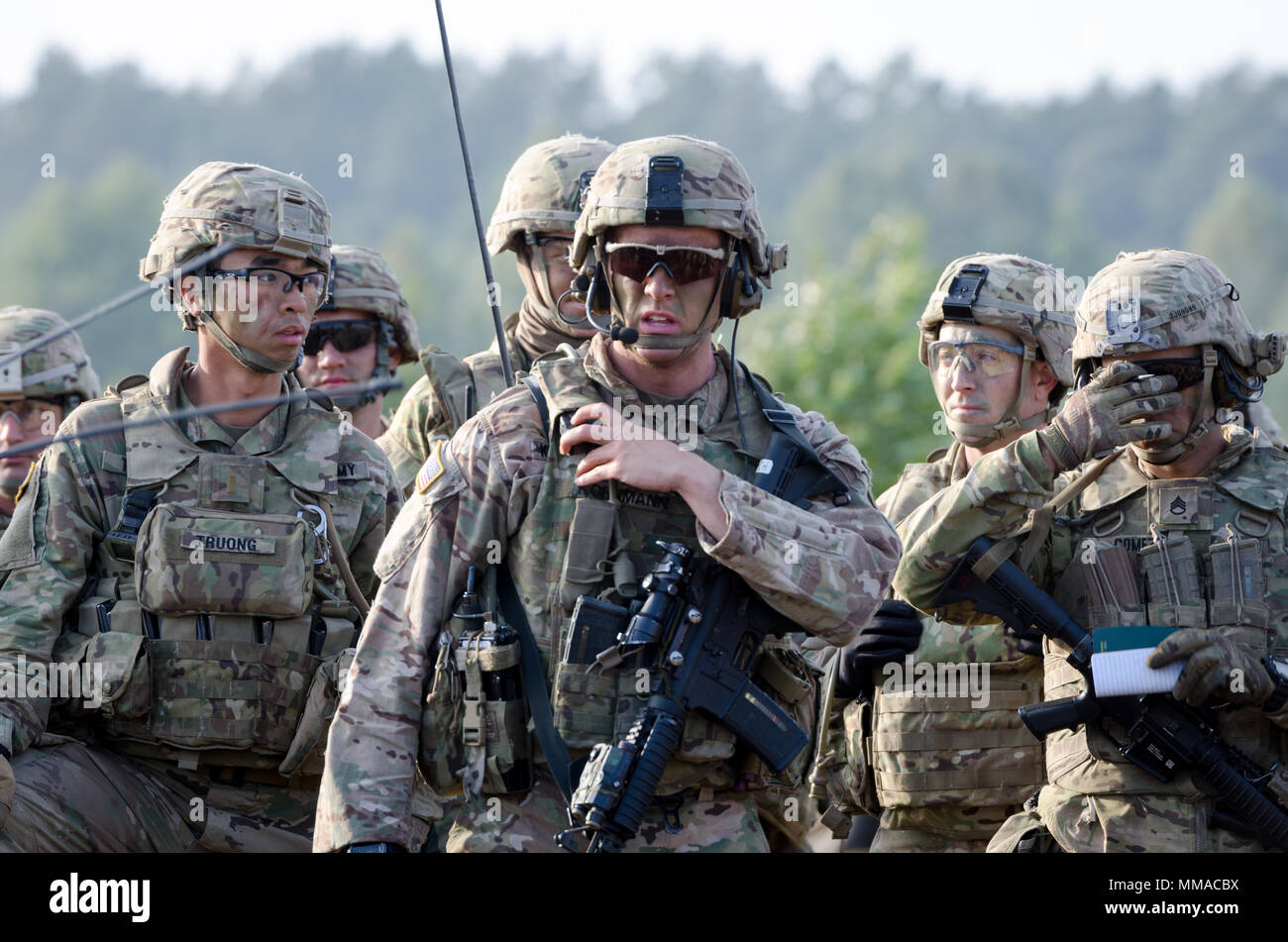U.S. Soldiers from the NATO enhanced Forward Presence Battle Group in ...