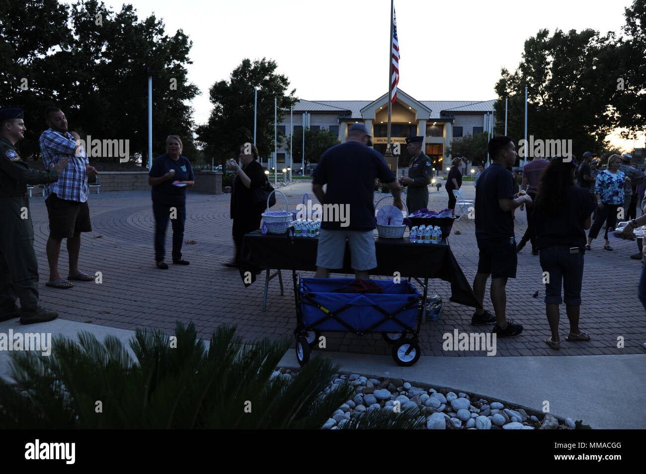 Members of Team XL and their families gathered to support a domestic ...