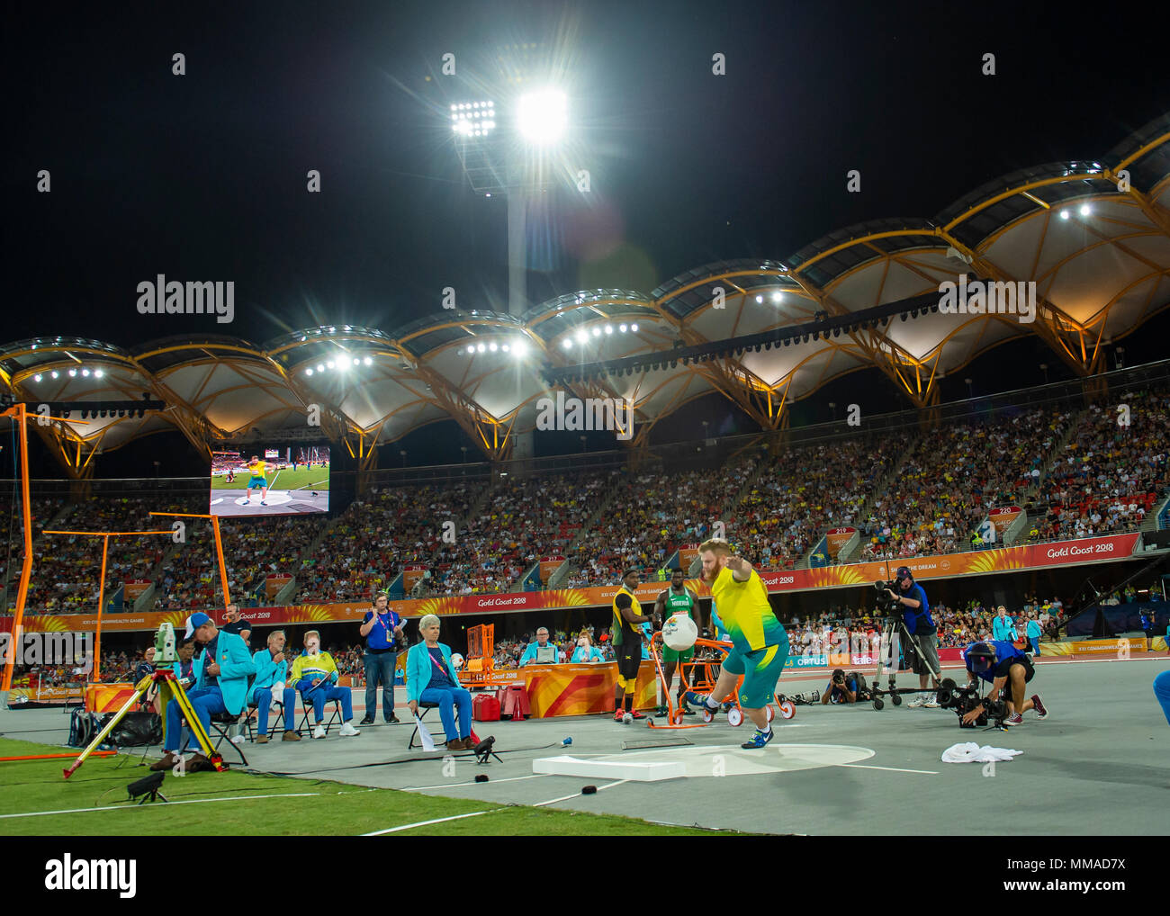 Men's Shot Put-Commonwealth Games 2018 Stock Photo - Alamy