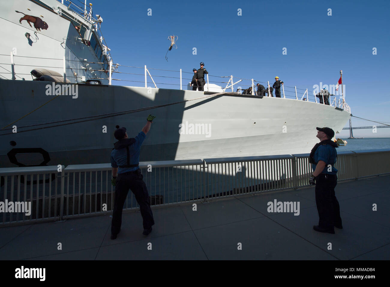 SAN FRANCISCO (Oct. 4, 2017) Royal Canadian Navy sailors assigned to ...