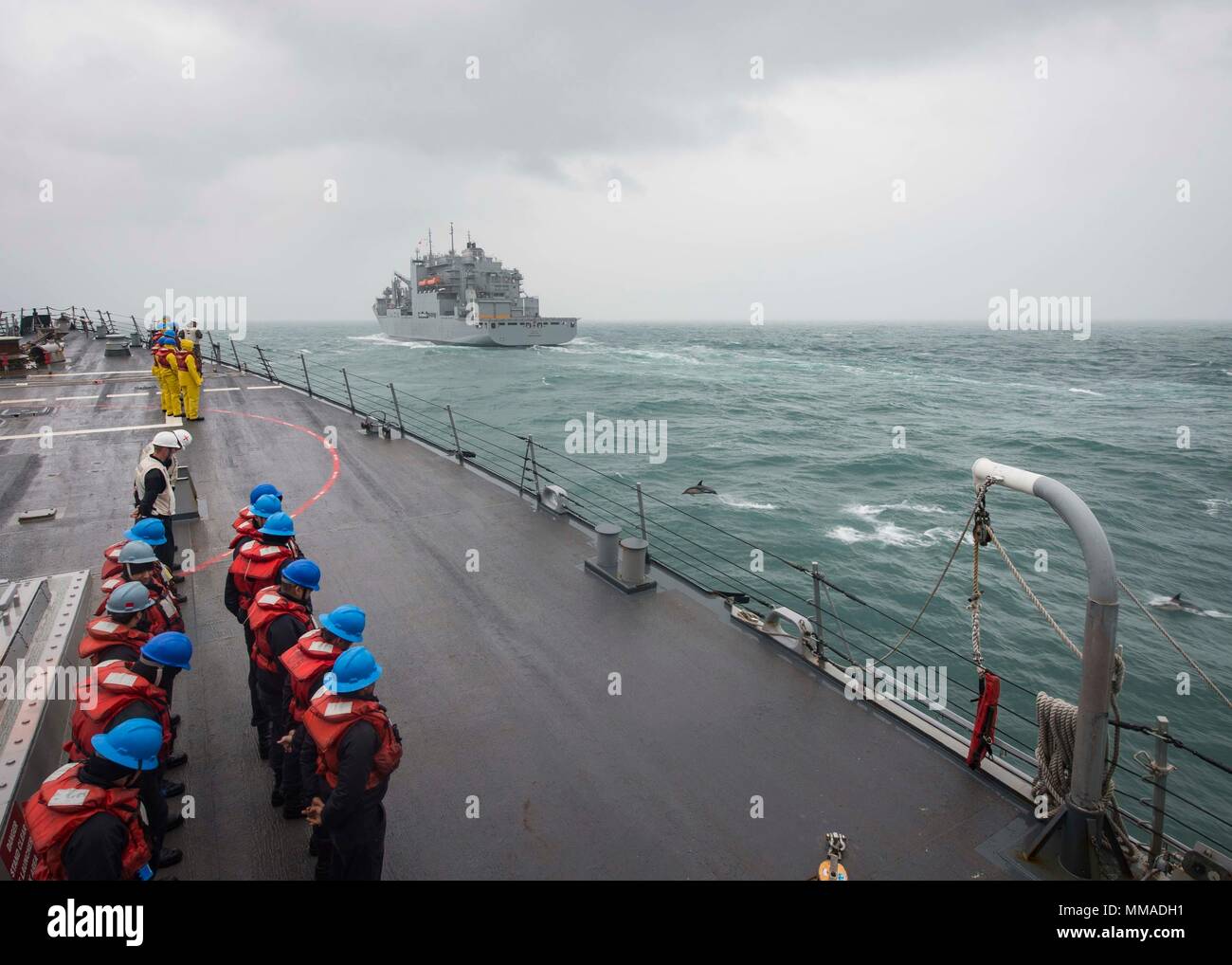 170927-N-UB406-083 IRISH SEA (Sept. 27, 2017) The Arleigh Burke-class ...