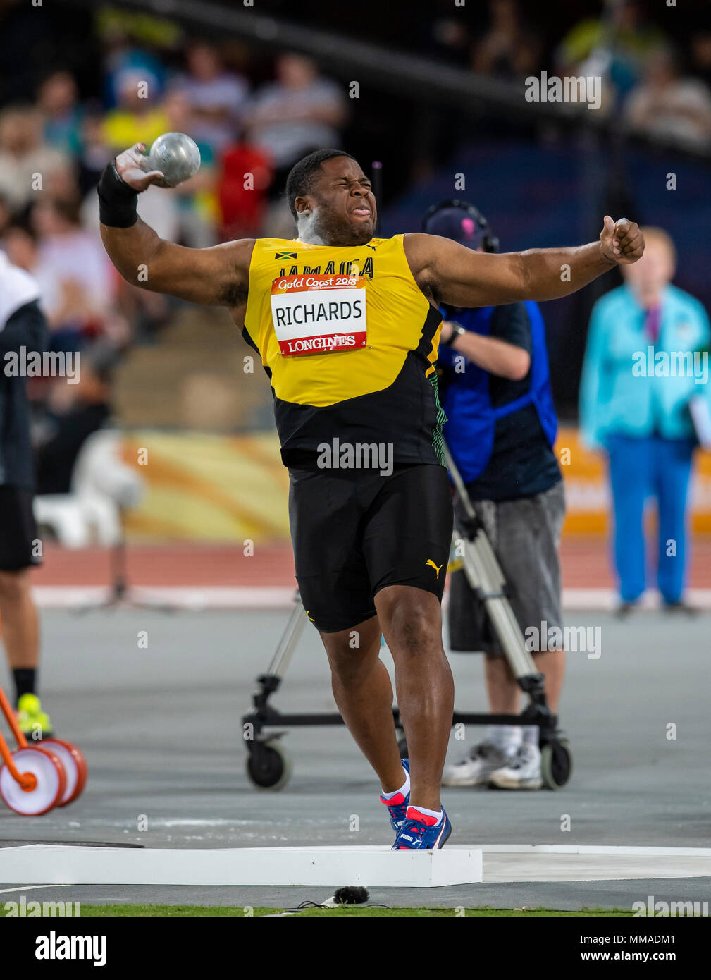 Men's Shot Put-Commonwealth Games 2018 Stock Photo - Alamy