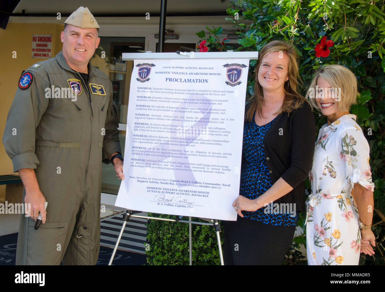171002-N-XG502-006 SOUDA BAY, Greece (October 2, 2017) Capt. Brad ...