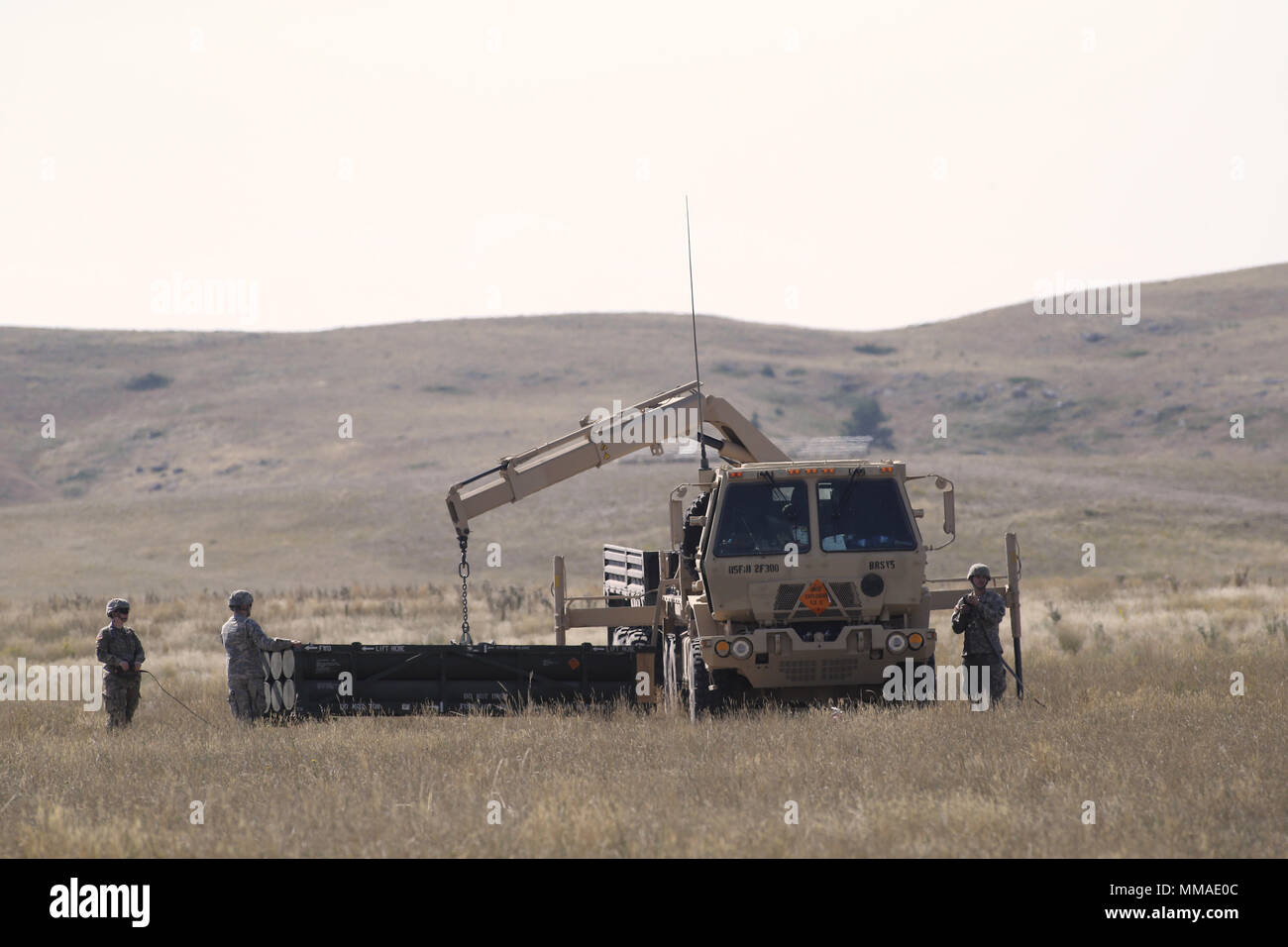 Soldiers from A and B Batteries, 2nd Battalion, 300th Field Artillery ...