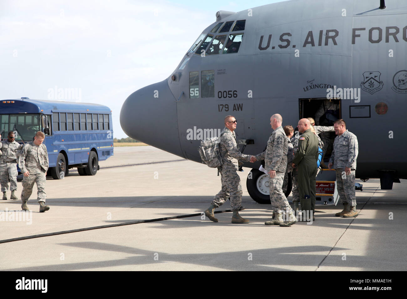 Members from the 179th Airlift Wing, Manfield, Ohio and the 178th Wing ...