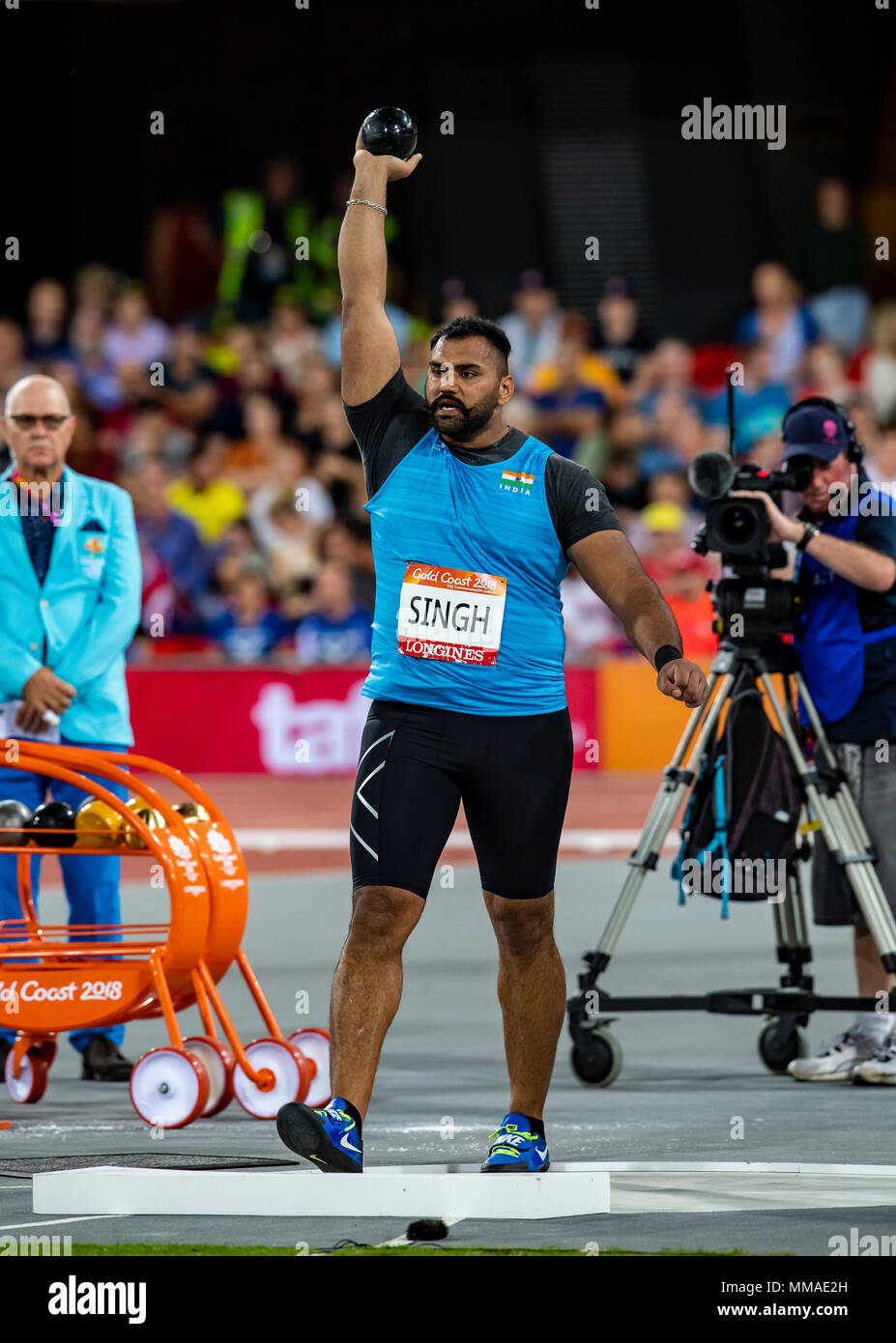 Men's Shot Put-Commonwealth Games 2018 Stock Photo - Alamy