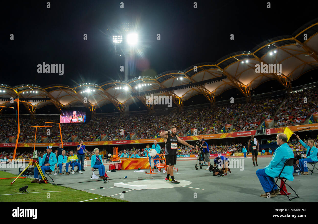 Men's Shot Put-Commonwealth Games 2018 Stock Photo - Alamy