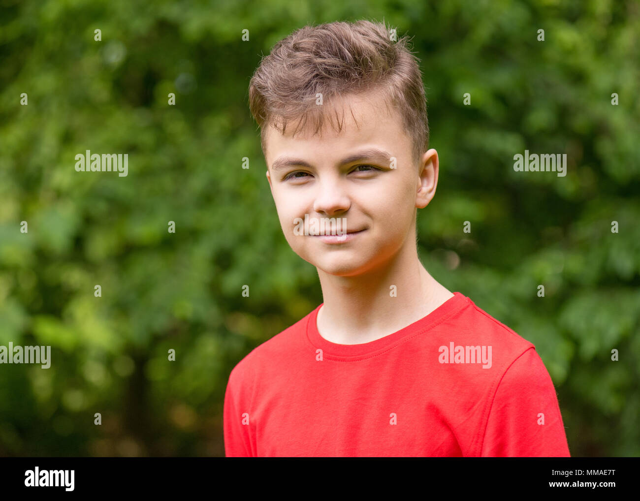 Teen boy headshot hi-res stock photography and images - Alamy