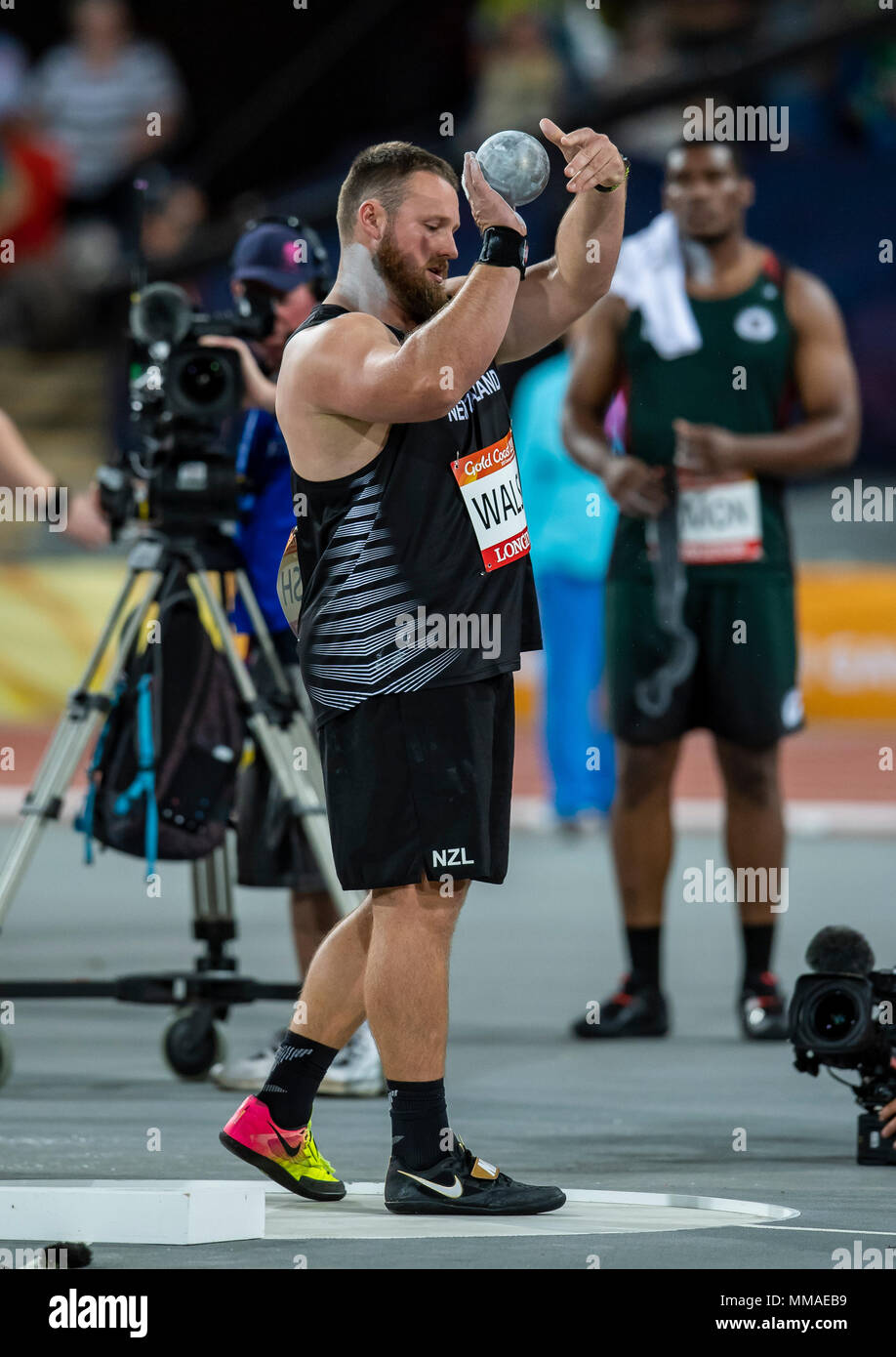 Men's Shot Put-Commonwealth Games 2018 Stock Photo - Alamy