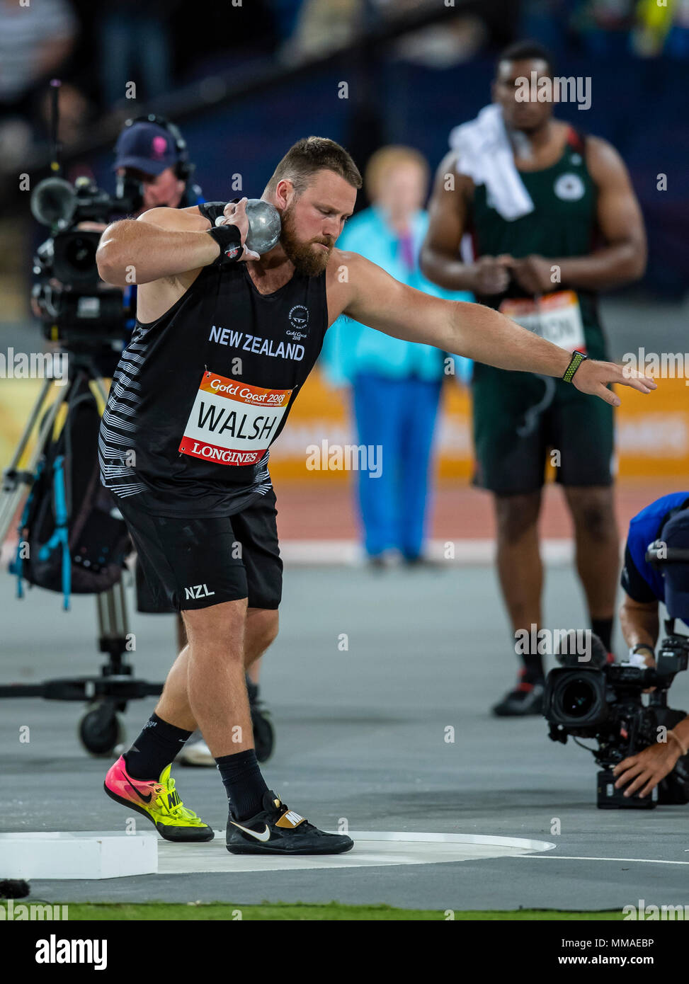 Men's Shot Put-Commonwealth Games 2018 Stock Photo - Alamy
