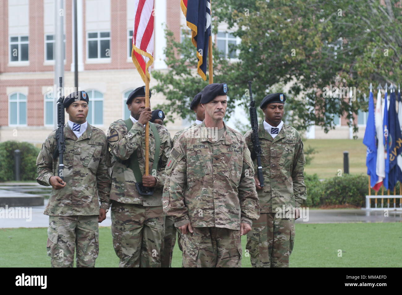 Col. Jeff Britton, commander of the 3rd Infantry Division Sustainment ...