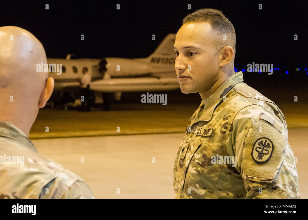 Spc. Alexander Graham, an X-ray technician with the U.S. Army Medical ...