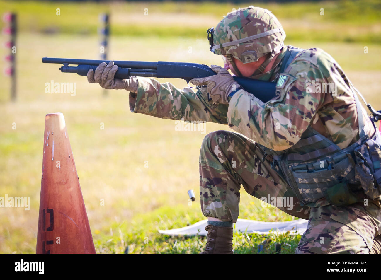 U.S. Army Sgt. 1st Class Brendon Shannon, assigned to U.S. Army Forces ...