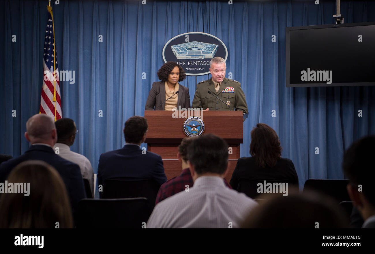 Pentagon chief spokesperson Dana W. White and Joint Staff director Lt ...