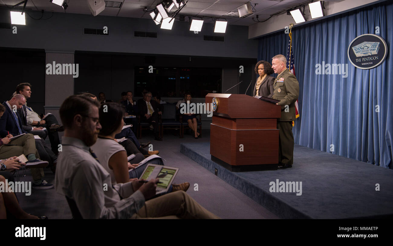 Pentagon chief spokesperson Dana W. White and Joint Staff director Lt ...