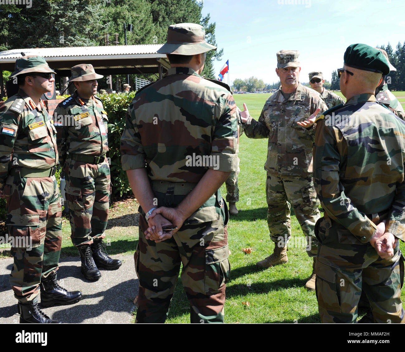 Maj. Gen. Willard Burleson, Commanding General, 7th Infantry Division ...