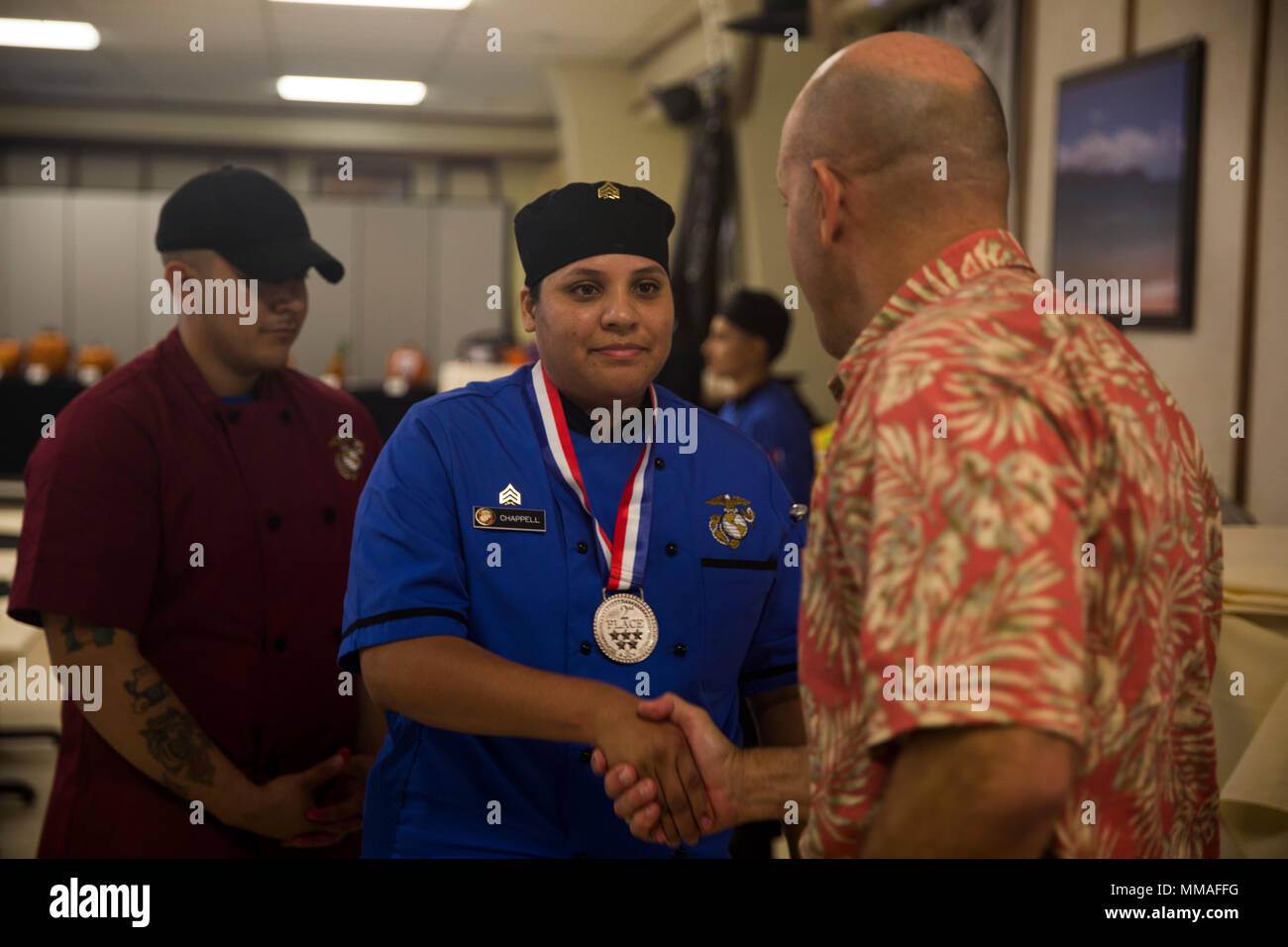 Sgt. Carol Chappell, a food service specialist with Headquarters ...