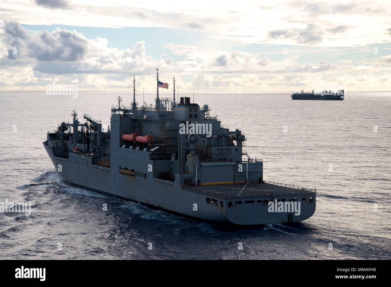 The Lewis and Clark-class dry cargo ship USNS Sacagawea (T-AKE 2 ...