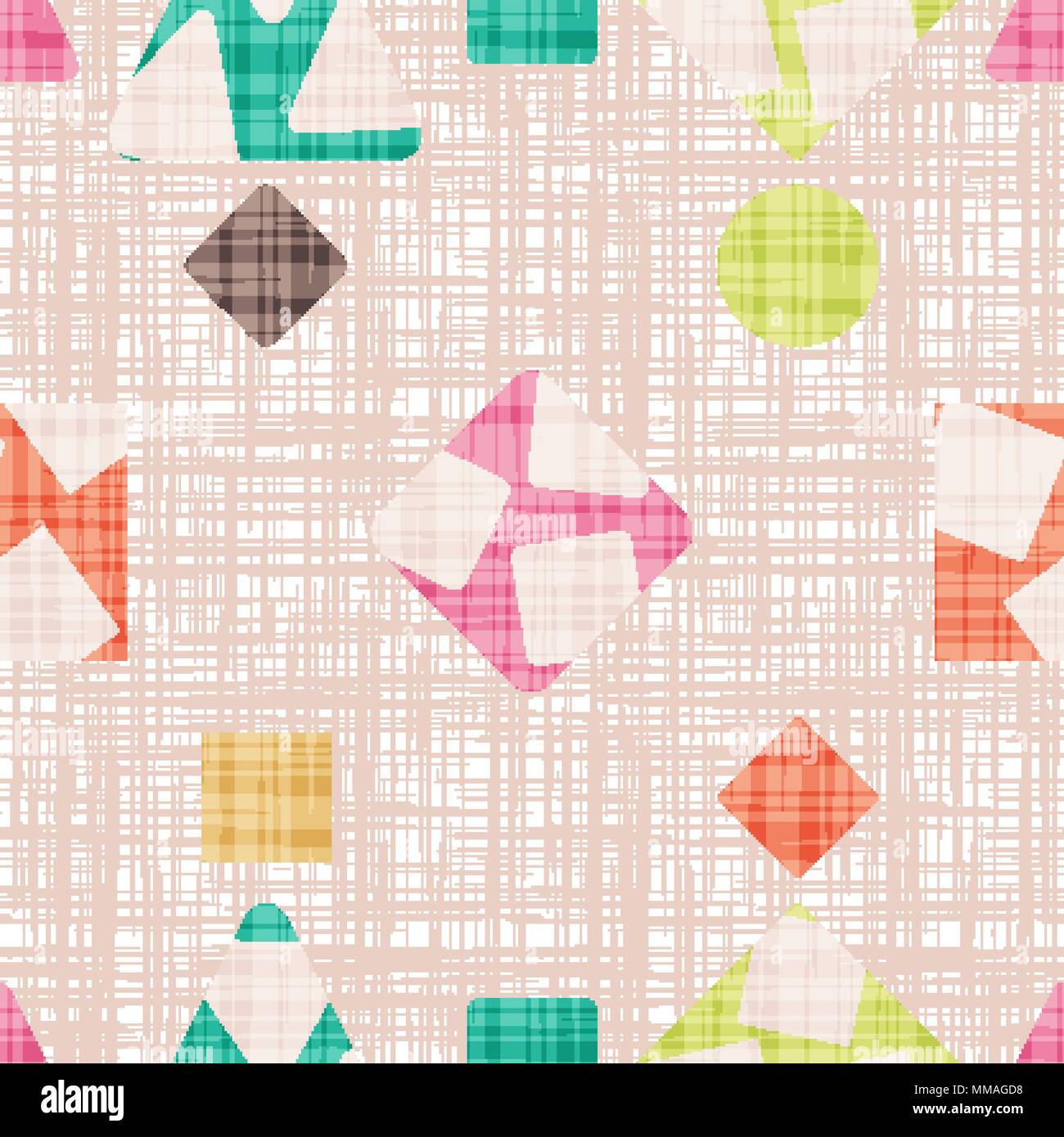 Fabric with geometric shapes Stock Vector Image & Art - Alamy