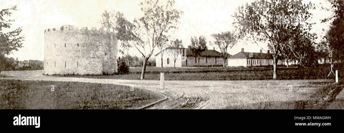 Old Fort Snelling Roud Tower. Saint Paul. 1906 Stock Photo - Alamy