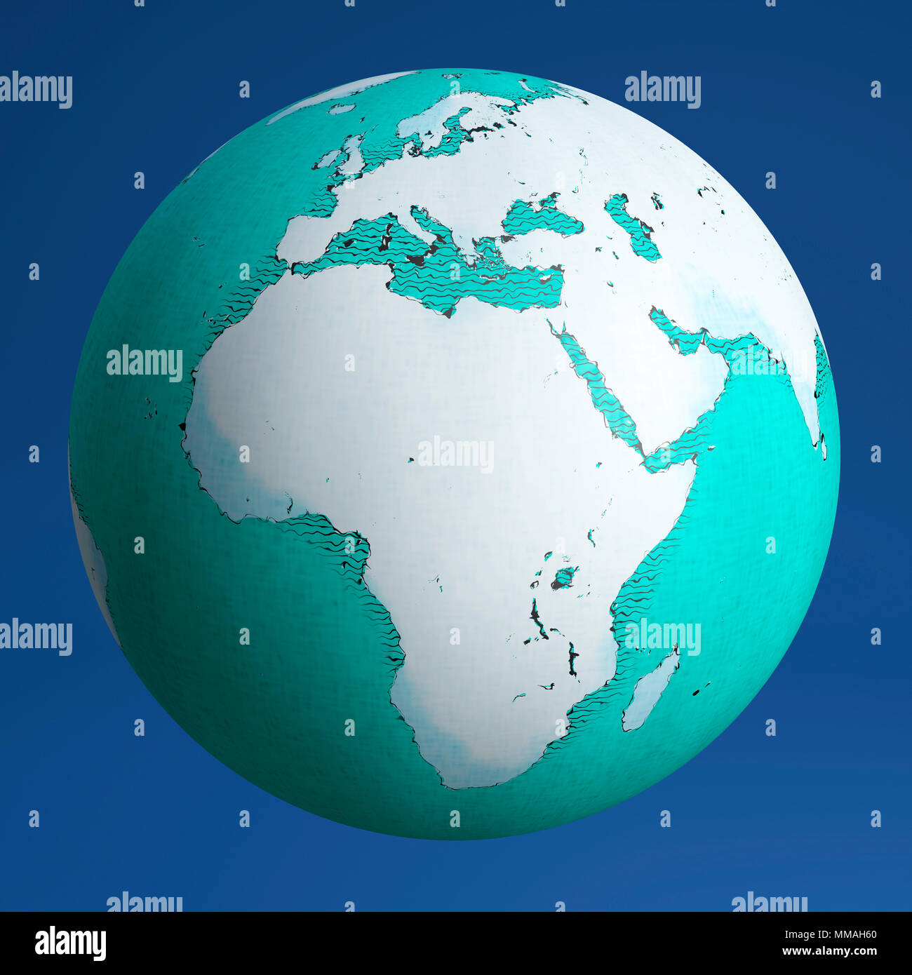 Mediterranean countries map hi-res stock photography and images - Alamy
