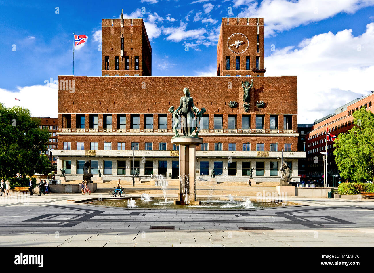 Oslo City Hall Norwegian Stock Photos & Oslo City Hall Norwegian Stock ...