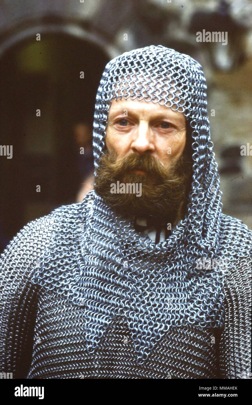 Medieval Knight in Chainmail Stock Photo - Alamy