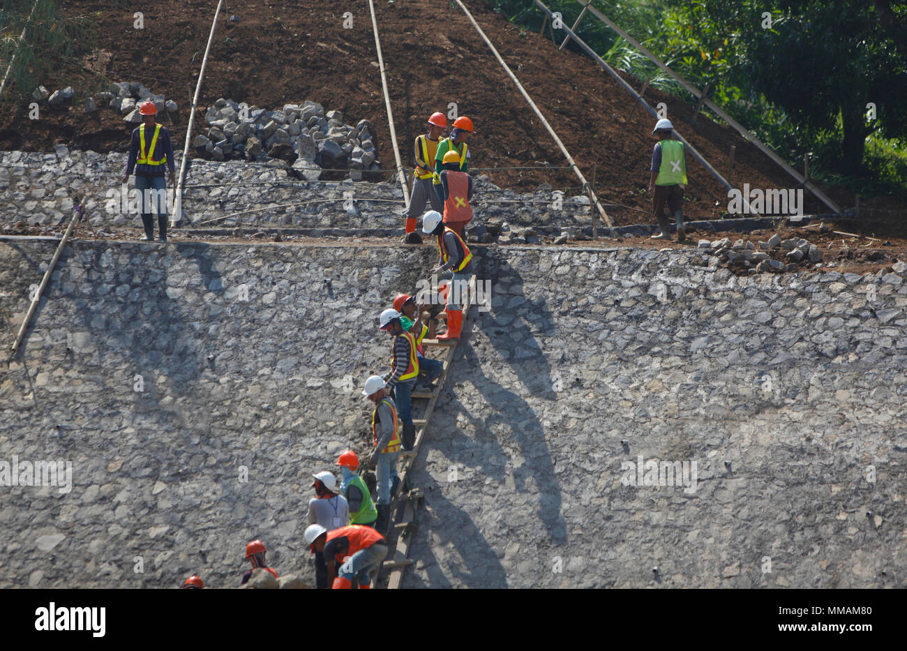 Bogor, Indonesia. 10th May, 2018. Bocimi Toll section development ...