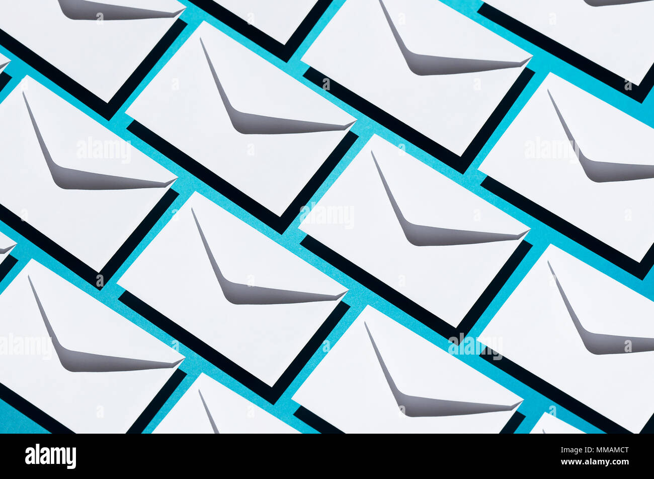 Envelopes pattern hi-res stock photography and images - Alamy
